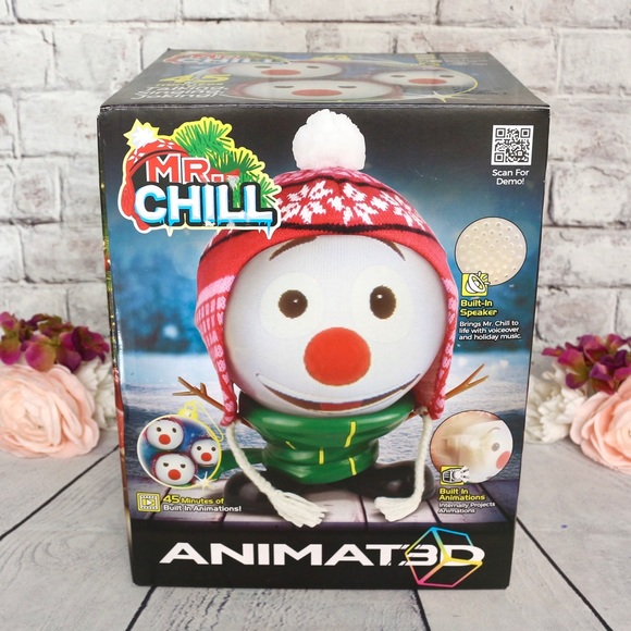 ANIMAT3D | Holiday | Mr Chill Animated Talking Snowman With Built In ...